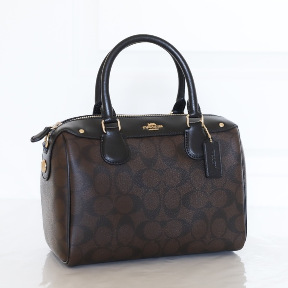 Coach | Bags | Coach Mini Bennett Satchel In Signature Canvas | Poshmark